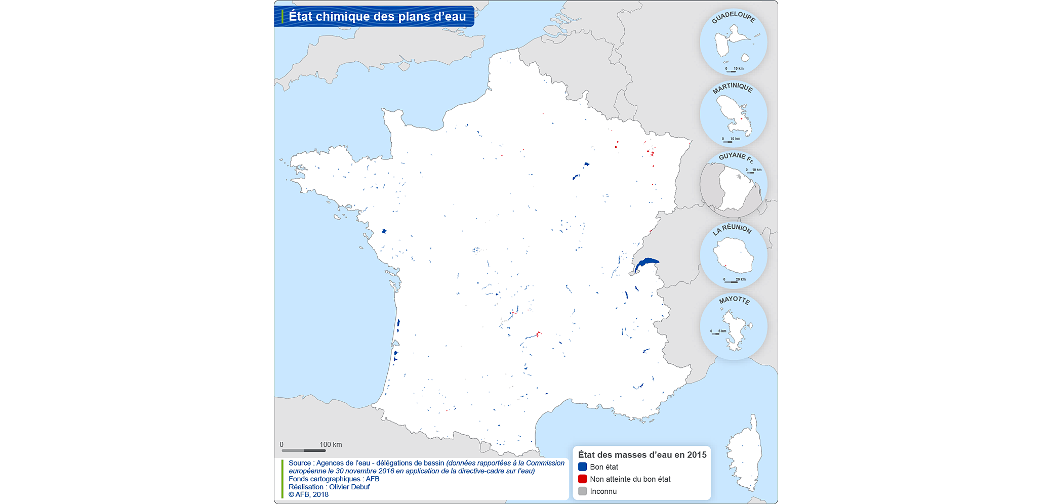 La qualité des plans d’eau | Eaufrance